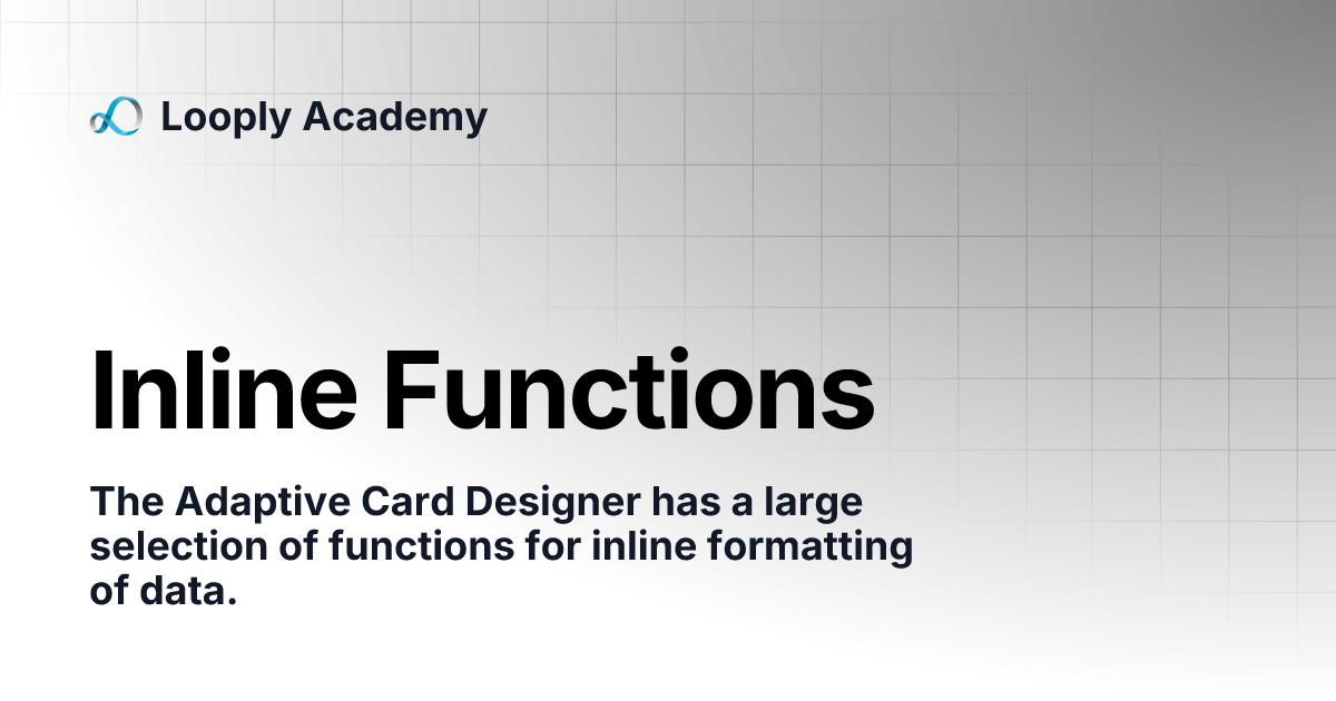 Inline Functions | Looply Academy Inline Functions | Looply Academy